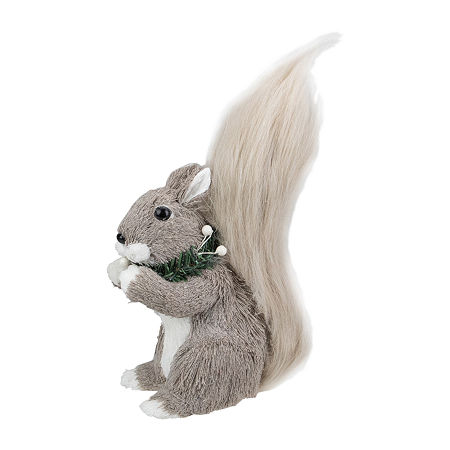 Click here for Northlight 12 Standing Squirrel With Neck Wreath C... prices