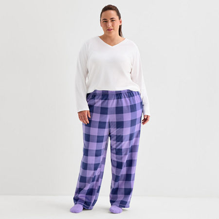 Click here for Sleep Chic Womens Fleece 2-pc. Pajama Pants  Large... prices