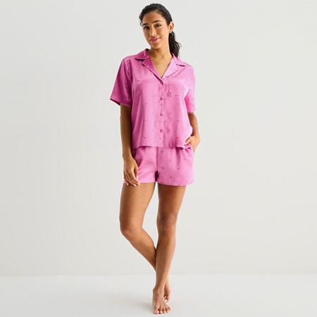 Click here for Ambrielle Womens Satin Short Sleeve 2-pc. Pajama S... prices