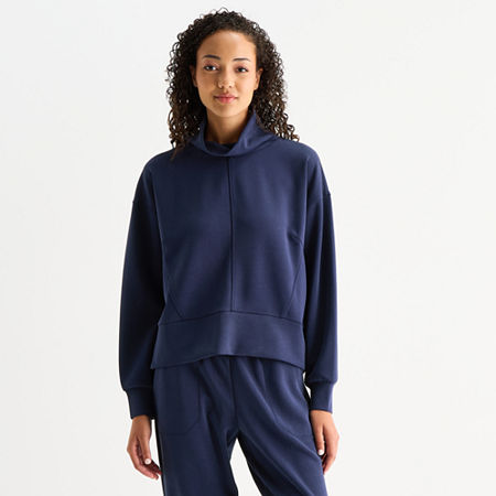 Click here for Stylus Womens Funnel Neck Long Sleeve Sweatshirt... prices