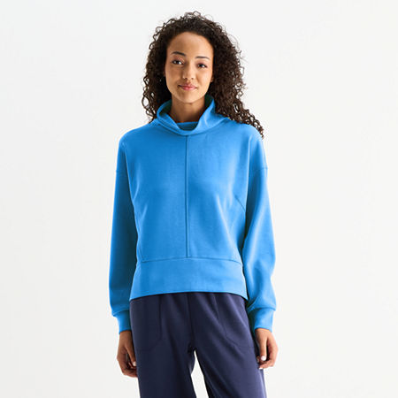 Click here for Stylus Womens Funnel Neck Long Sleeve Sweatshirt... prices