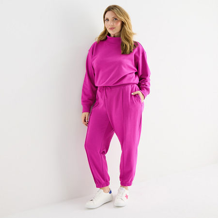 Click here for Xersion Womens Classic French Terry Jogger Pant Pl... prices