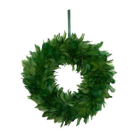 Click here for Northlight 14.5 Wispy Feather Wreath Wreath  One S... prices