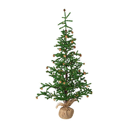Click here for Northlight Pre-Lit With Pinecones And Burlap Base... prices