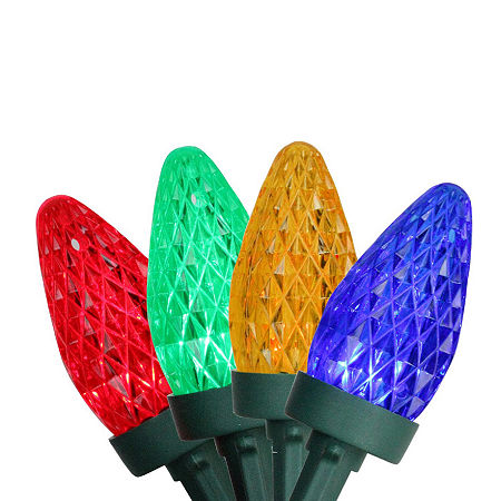Click here for Northlight 100ct Multi-Color Faceted Led C7 66ft G... prices