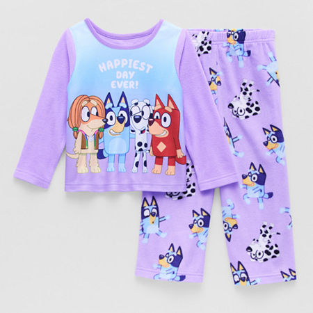 Click here for Toddler Girls Bluey Microfleece Crew Neck Long Sle... prices