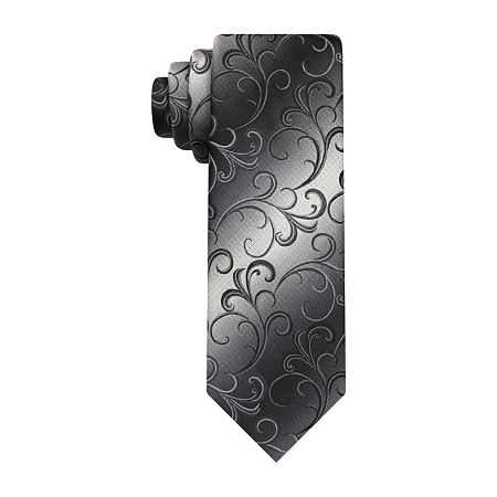 Click here for Van Heusen Shaded Scroll Tie  One Size  Black prices
