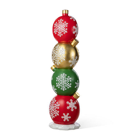 Click here for Glitzhome 36.25H Christmas Resin Stacked Ornament... prices