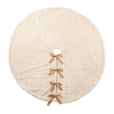 Glitzhome 60 Deluxe Reversible Christmas Tree Skirt - Multi