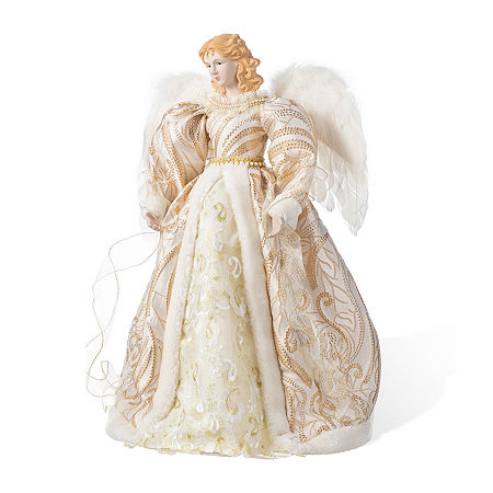 Click here for Glitzhome 24 H Faux Fur & Pvc Christmas Elegant An... prices