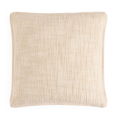 Click here for Basquetta Square Throw Pillow  One Size  Beige prices