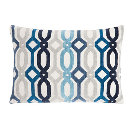 Click here for Grande Jatte Lumbar Pillow  One Size  Blue prices