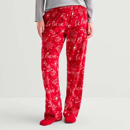 Click here for Sleep Chic Womens Fleece Pajama Pants With Sock  M... prices