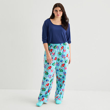 Click here for Sleep Chic Womens Fleece 2-pc. Pajama Pants  Xx-la... prices