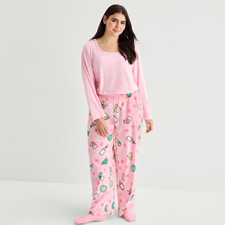 Click here for Sleep Chic Womens Fleece 2-pc. Pajama Pants  Xx-la... prices
