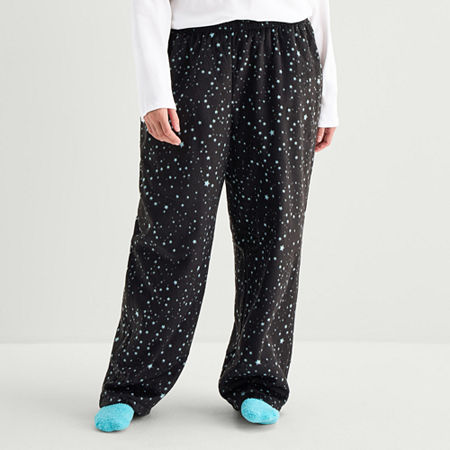 Click here for Sleep Chic Womens Fleece Pajama Pants With Sock  X... prices