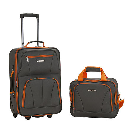 Click here for Rockland 2-Pc. Pattern Softside Luggage Set - Char... prices