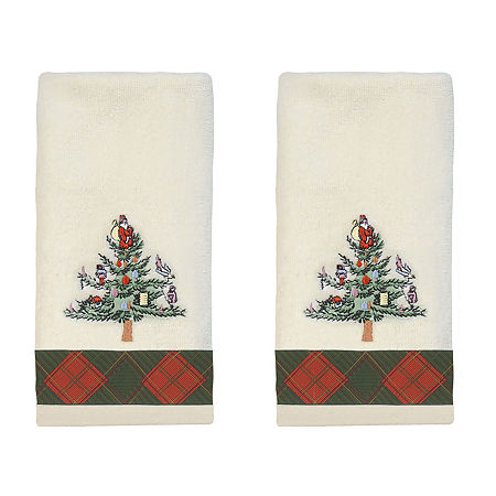 Click here for Spode Tartan Embroidered Finger Tip Towel Set  2 P... prices