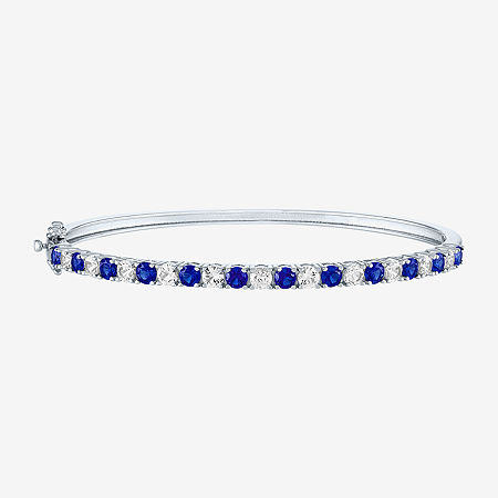 Click here for Gemstone Sterling Silver Bangle Bracelet  One Size... prices