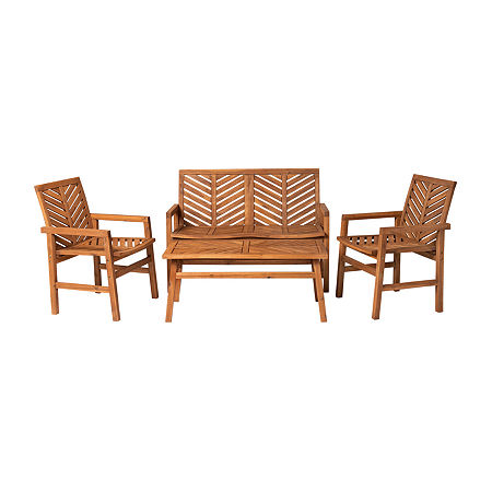 Click here for Walker Edison Vincent Collection 4-pc. Lounge Set... prices