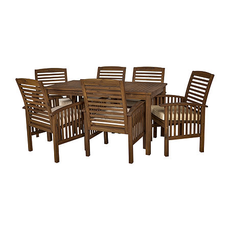 Click here for Walker Edison Willard Patio Collection 7-pc. Weath... prices