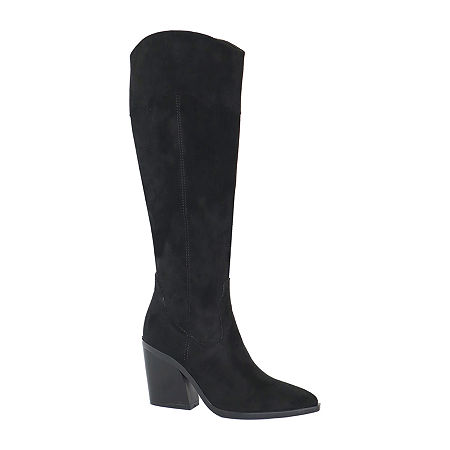 Click here for Yoki Womens Muriel Stacked Heel Cowboy Boots  10 M... prices