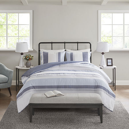 Click here for Madison Park Allegany 3 Piece Jacquard Duvet Cover... prices