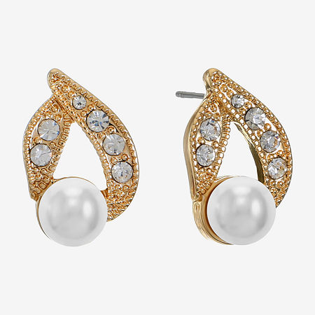 Click here for Monet Jewelry Simulated Pearl 18mm Stud Earrings... prices