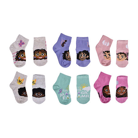 Click here for Encanto Toddler Girls Multi-Pack 6 Pair Quarter An... prices