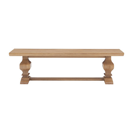 Click here for Hudson Dining Bench  One Size  Brown prices
