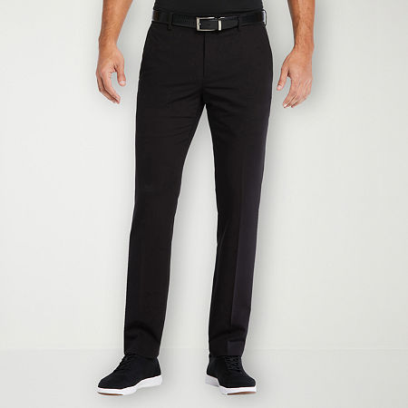 Click here for Savane Stretch Twill Mens Straight Slim Fit Flat F... prices
