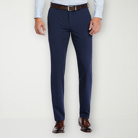 Click here for Savane Stretch Twill Mens Straight Slim Fit Flat F... prices