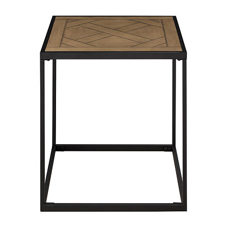 Click here for Walker Edison Powder Coated Square End Table  One... prices