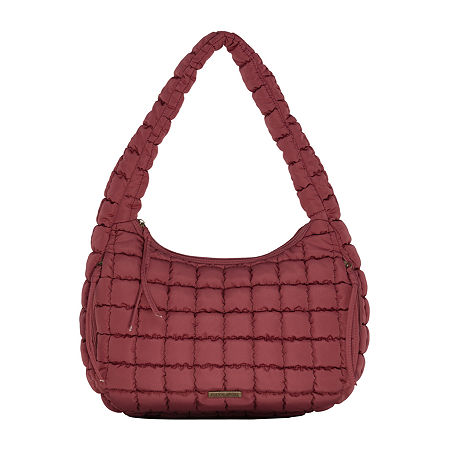 Click here for Frye and Co. Quilted Nylon Hobo Bag  One Size  Red prices