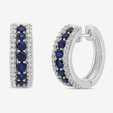 Click here for Womens Lab Created Blue Sapphire Sterling Silver 1... prices