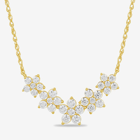 Click here for Diamond Blossom Womens 1 CT. T.W. Lab Grown White... prices