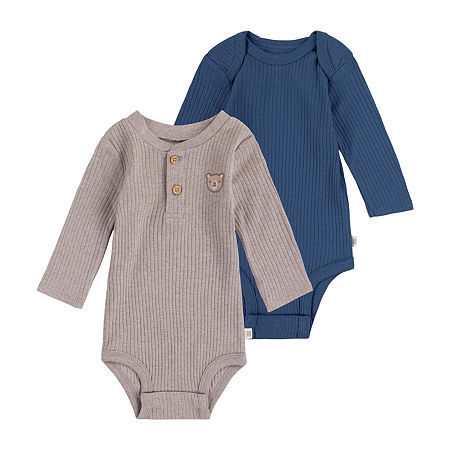 Click here for Huggies Baby Boys Crew Neck Long Sleeve Rib 2-pc.... prices