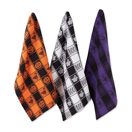 Click here for Design Imports Halloween Woven 3-pc. Dish Cloth Se... prices
