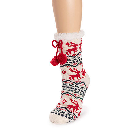 Click here for Muk Luks Cabin Womens 1 Pair Slipper Socks  Small-... prices