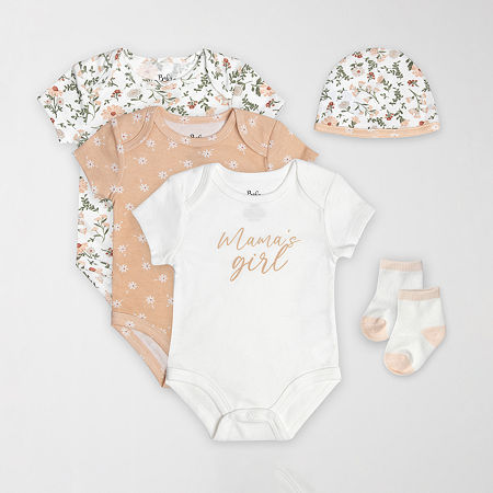 Click here for Baby Essentials Baby Girls Crew Neck Short Sleeve... prices