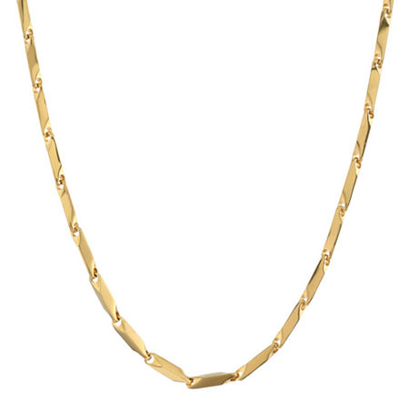 Click here for Mens Stainless Steel & Gold-Tone IP 24 3mm Link Ch... prices