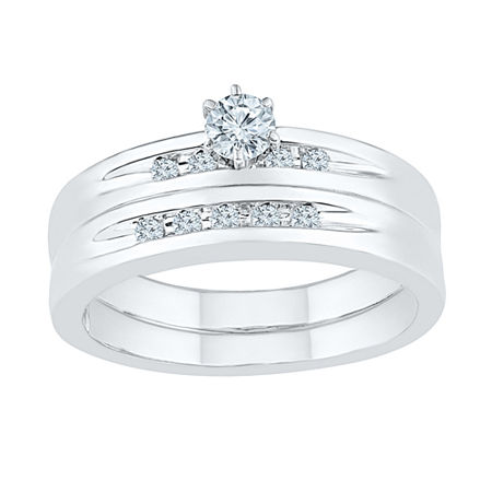 Click here for Womens 1/4 CT. T.W. Natural White Diamond Sterling... prices