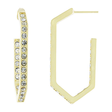 Click here for Sparkle Allure Womens Crystal 14K Gold Over Brass... prices