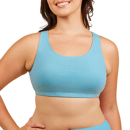 Click here for Leading Lady The Serena Wirefree Cotton Racerback... prices