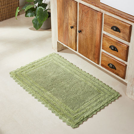 Click here for Better Trends Lilly Crochet Bath Rug  One Size  Gr... prices