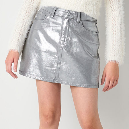 Click here for Arizona Womens Mid Rise Juniors A-Line Skirt  8  G... prices