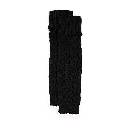 Click here for Muk Luks Womens Tall Pointele Leg Warmer - Ebony prices