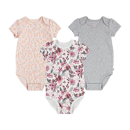Click here for Huggies Baby Girls Crew Neck Short Sleeve 3-pc. Bo... prices