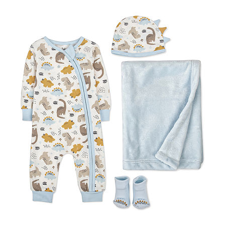 Click here for Baby Essentials Baby Boys 4-pc. Baby Clothing Set... prices