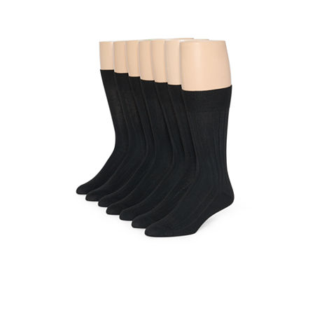 Click here for Van Heusen Mens 7 Pair Crew Socks  10-13  Black prices
